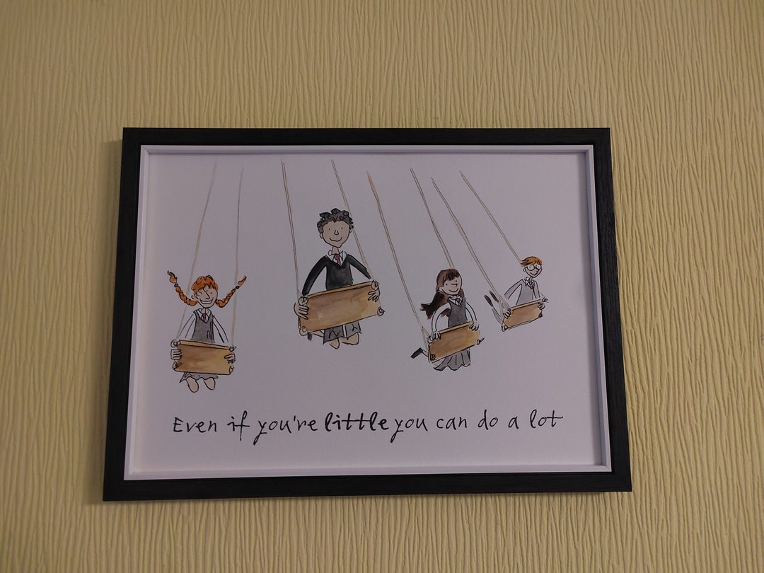Matilda the Musical Hand Painted Quote and Watercolour Painting ...