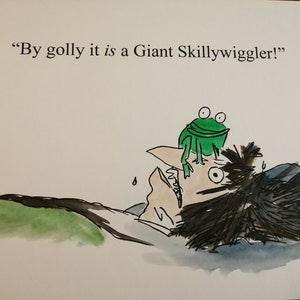 Hand Painted the Twits Quote and Watercolour Painting Roald Dahl ...
