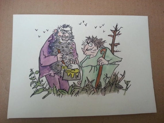 Quentin Blake Illustrations The Twits