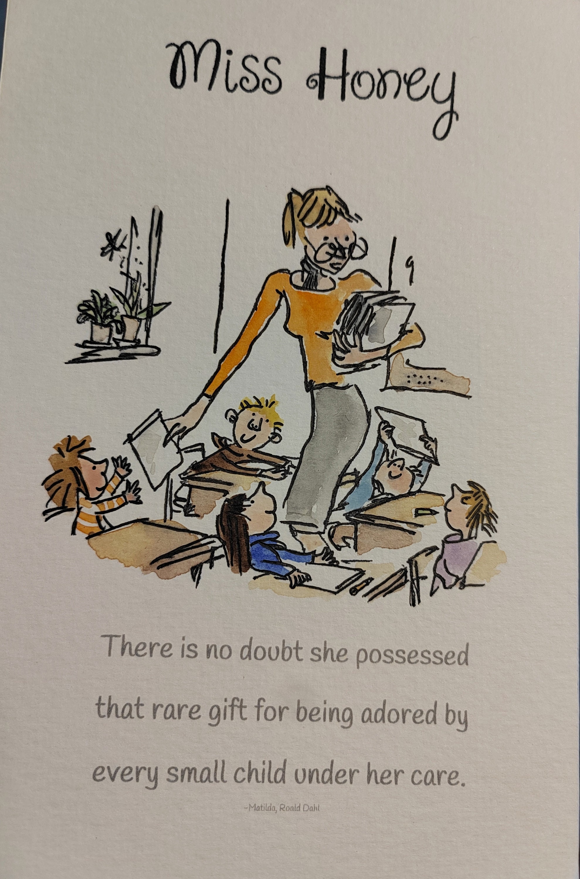 Matilda Roald Dahl Miss Honey