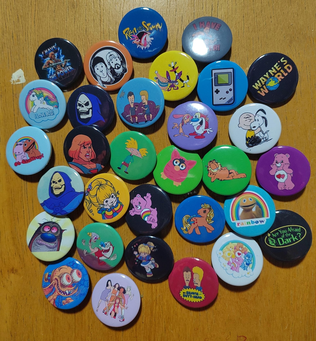 90s Nostalgia Badges 1 Inch Pop Culture Tv Shows Fan I Love the 90s ...