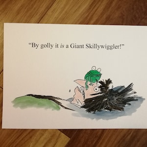 Hand Painted the Twits Quote and Watercolour Painting Roald Dahl ...
