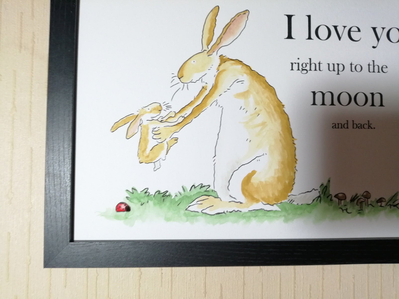 Hand Painted Guess How Much I Love You Rabbits Sam Mcbratney Anita ...