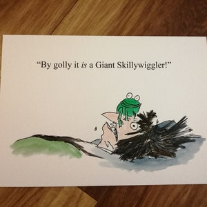 Hand Painted the Twits Quote and Watercolour Painting Roald Dahl ...