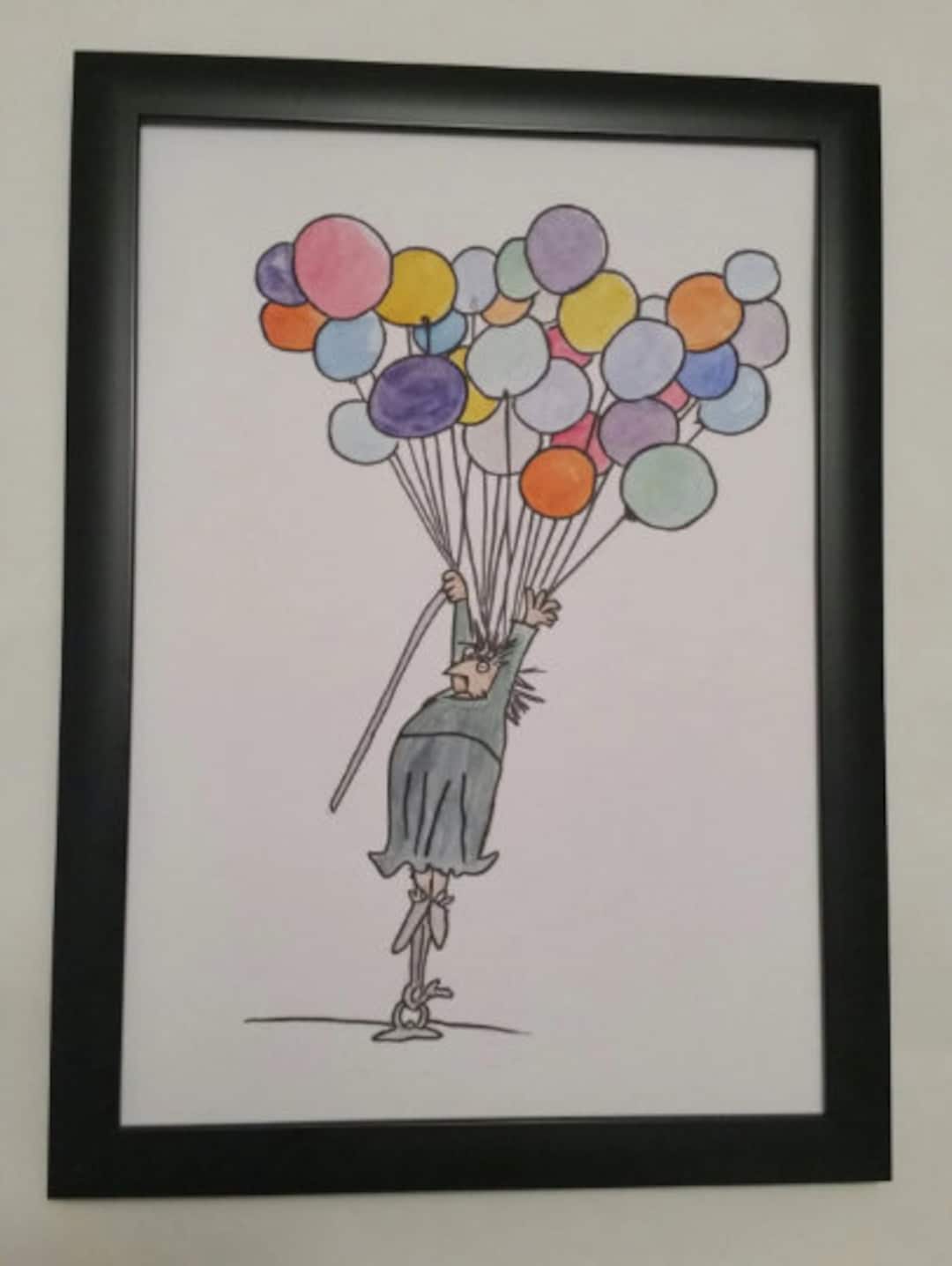 The Twits Watercolour Painting Roald Dahl Quentin Blake Hand Painted ...