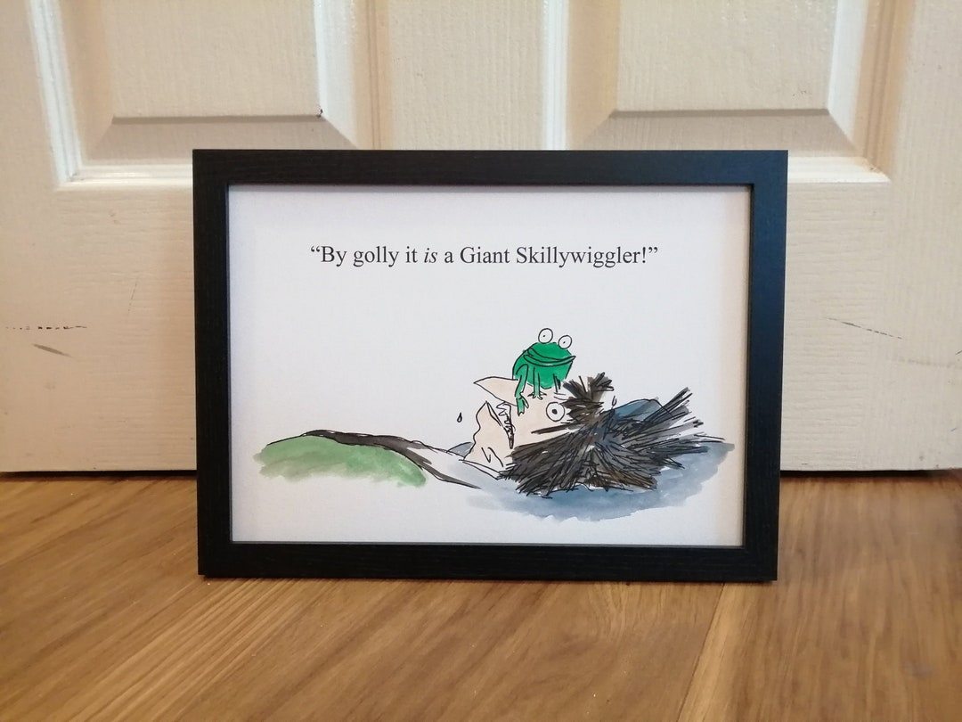 Hand Painted the Twits Quote and Watercolour Painting Roald Dahl ...