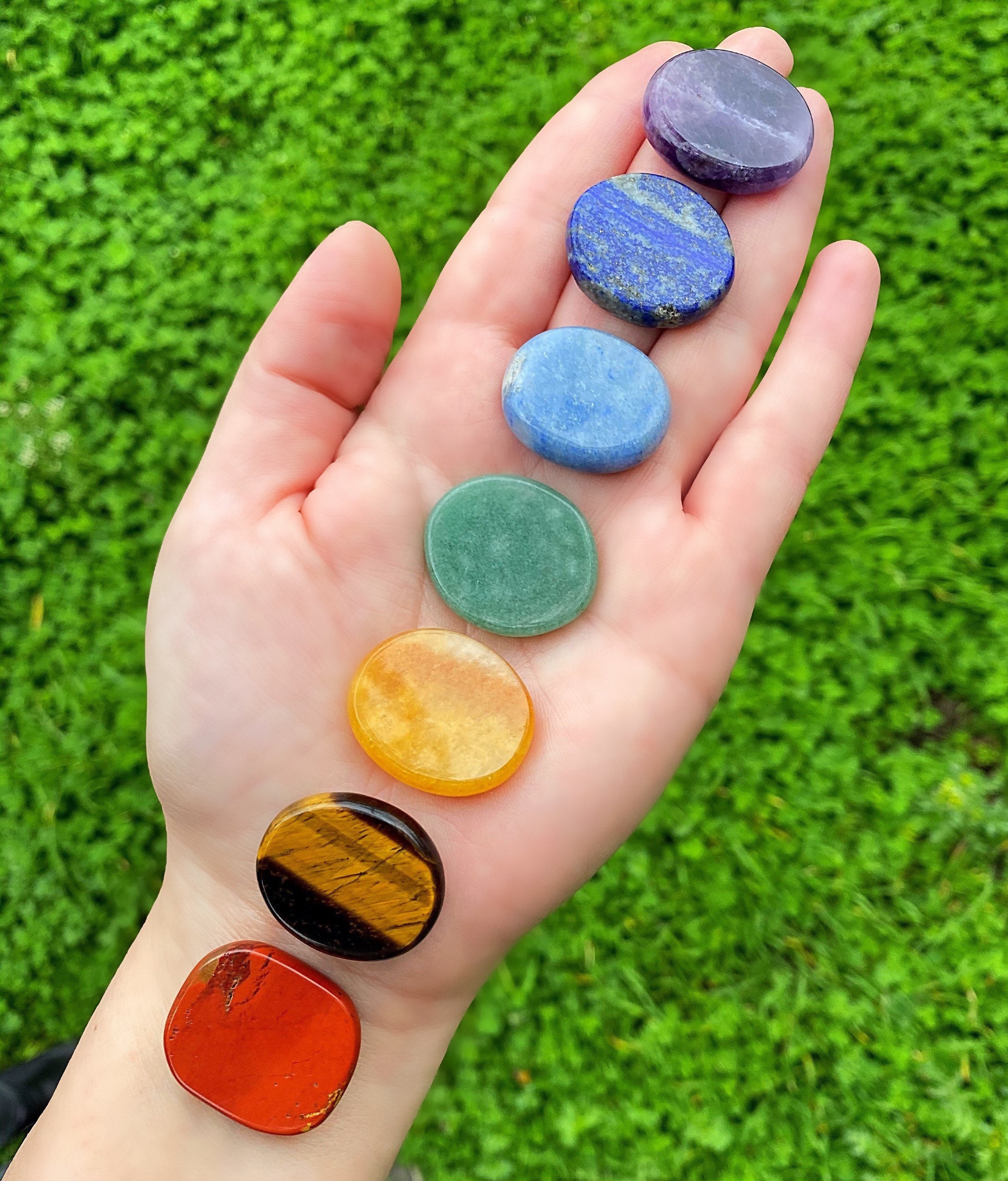 Chakra Stone Set Chakra Gift Set 7 Chakra Crystals Healing - Etsy