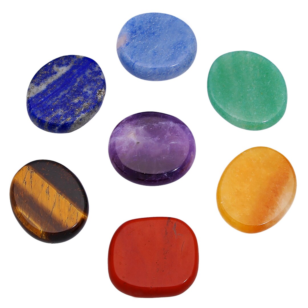 Chakra Stone Set, Chakra Gift Set, 7 Chakra Crystals, Healing Crystals ...