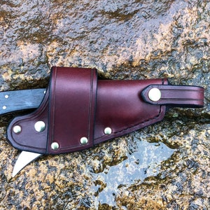 Buck 110 Quick Draw Knife Sheath Burgundy Brown Free - Etsy
