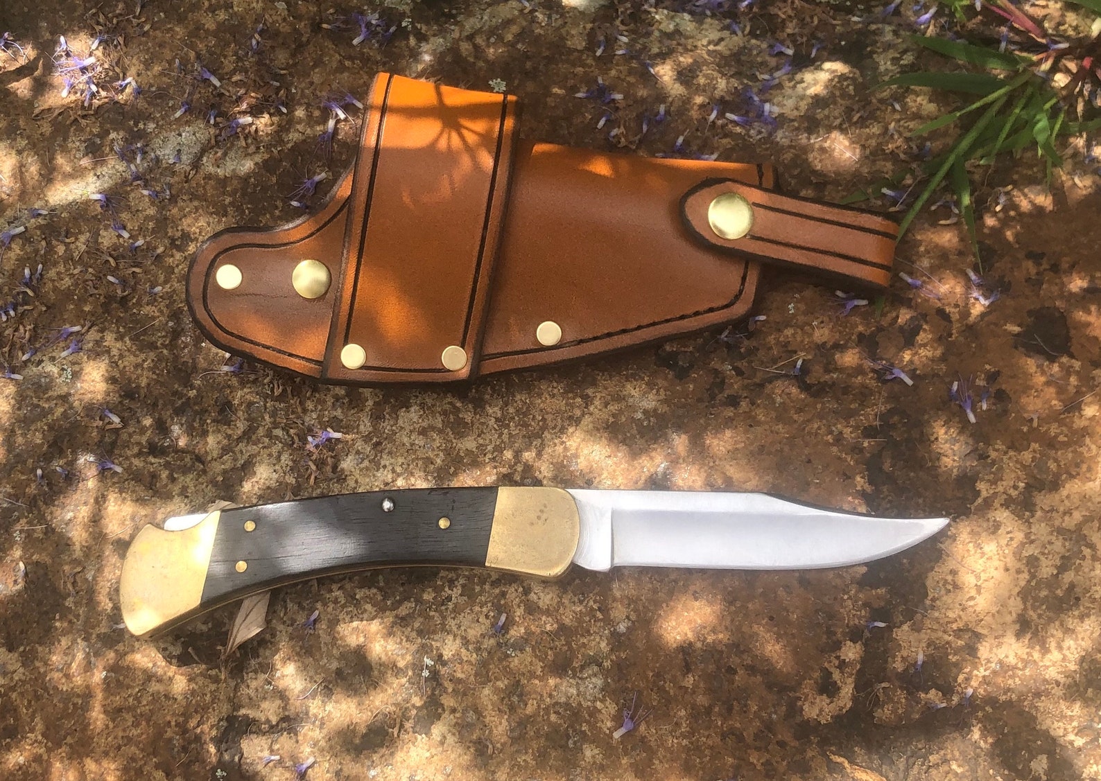 Buck 110 Quick Draw Knife Sheath Honey Brown Free Shipping | Etsy