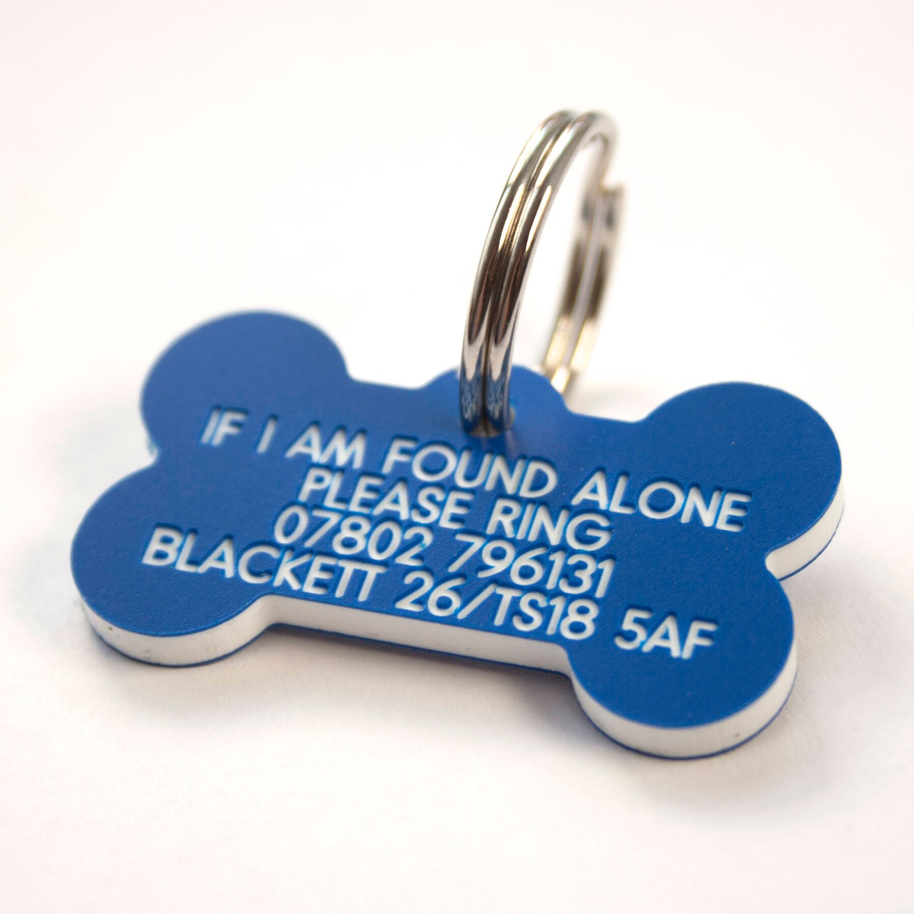 Deeply Engraved 3mm Thick Plastic Dog Tag 39x22mm Bone - Etsy