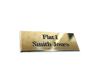 Brass Name Plate | Etsy