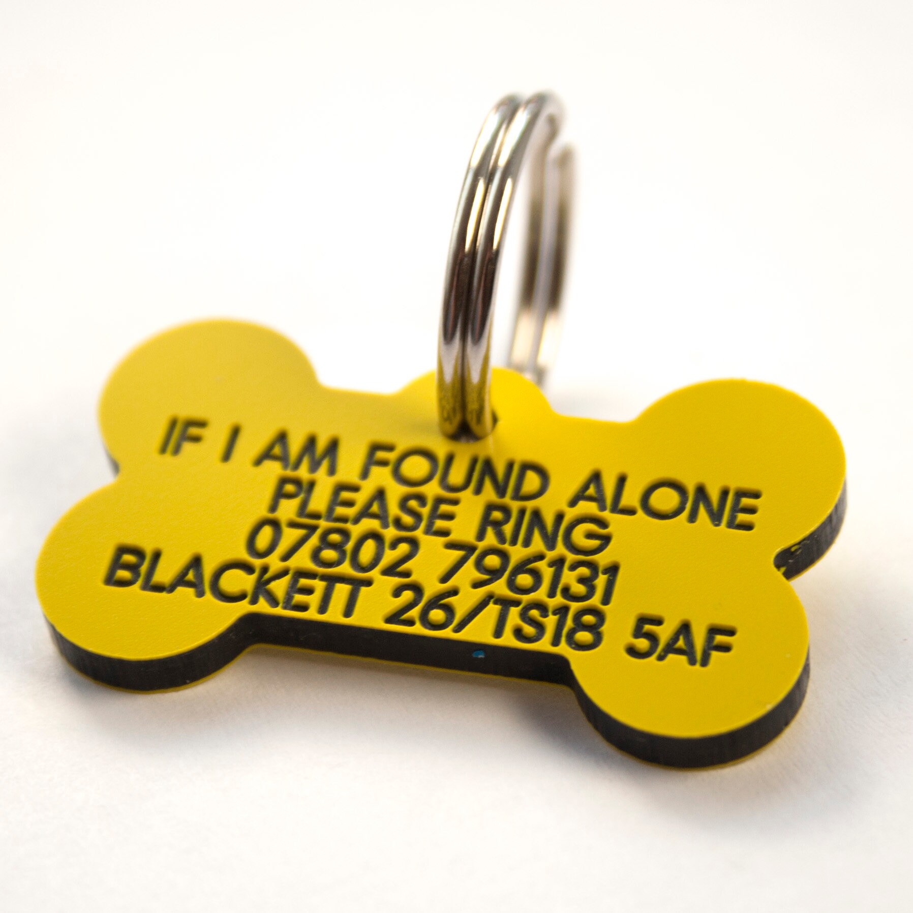 Deeply Engraved 3mm Thick Plastic Dog Tag 39x22mm Bone - Etsy