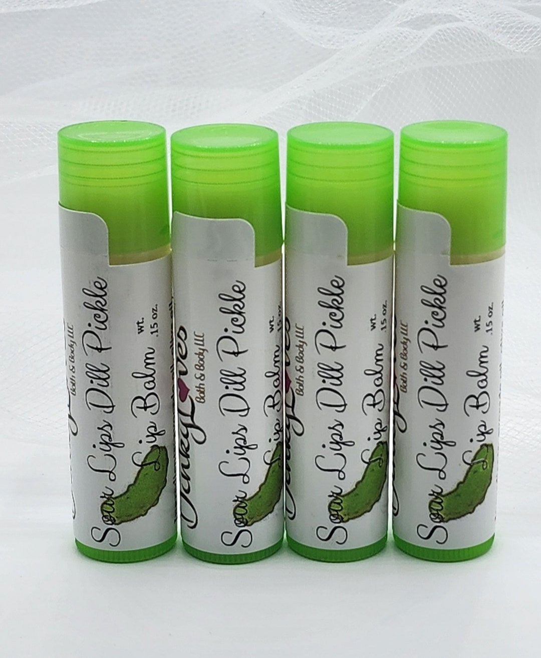 Sour Lips Dill Pickle Lip Balm / Lip Balms / Lip Love / Handmade Lip ...