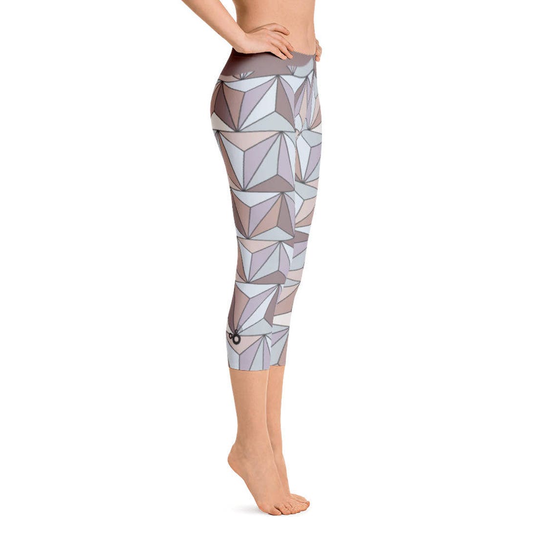 Epcot Spaceship Earth Capri Leggings / Disney World Park Yoga Leggings ...