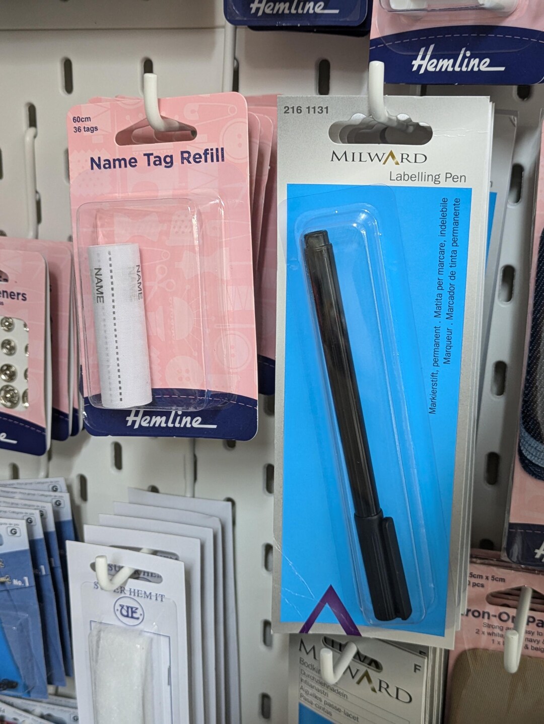 Labelling Pen and Labels - Indelible Marker - School Clothes - Fabric ...