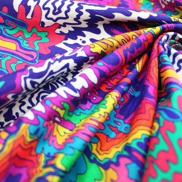 Trippy Fabric - Etsy