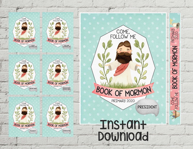 2020 LDS Primary Come Follow Me Book Of Mormon Theme Big | Etsy