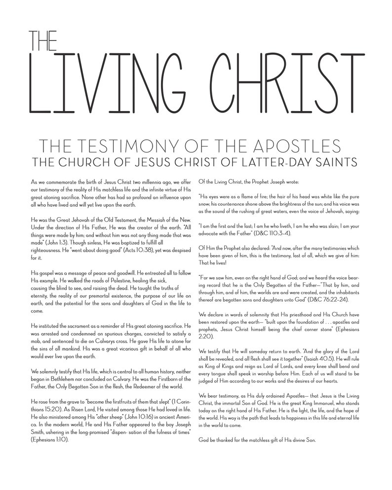 Modern Living Christ LDS Printable Digital Download Modern | Etsy