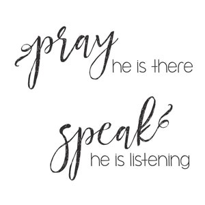 Pray He is There Digital Print, Printable File, Digital Print File ...