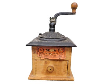 Early 1900's COLONIAL COFFEE MILL #1707 by Wrightsville Hardware ...