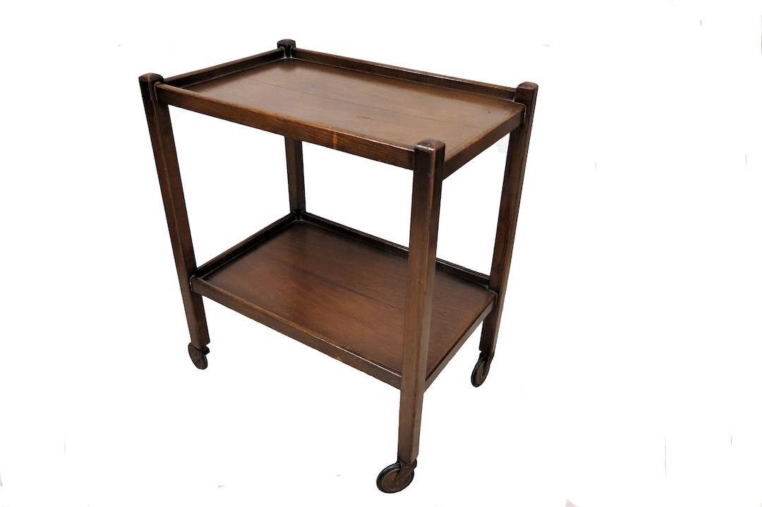 Drinks Trolley Vintage Wood Tea Cart or Tea Trolley - Etsy