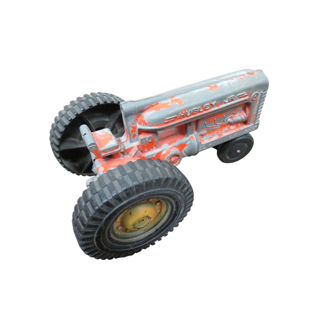 Vintage Hubley Jr Diecast Metal Farm Tractor Kiddie Toy Made in USA 7 ...