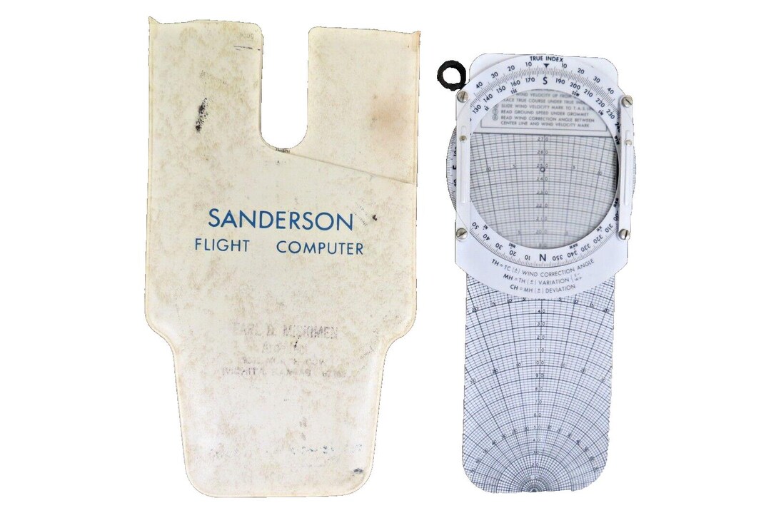 Vintage Sanderson Flight Computer SC-2 With Case 1963 - Etsy