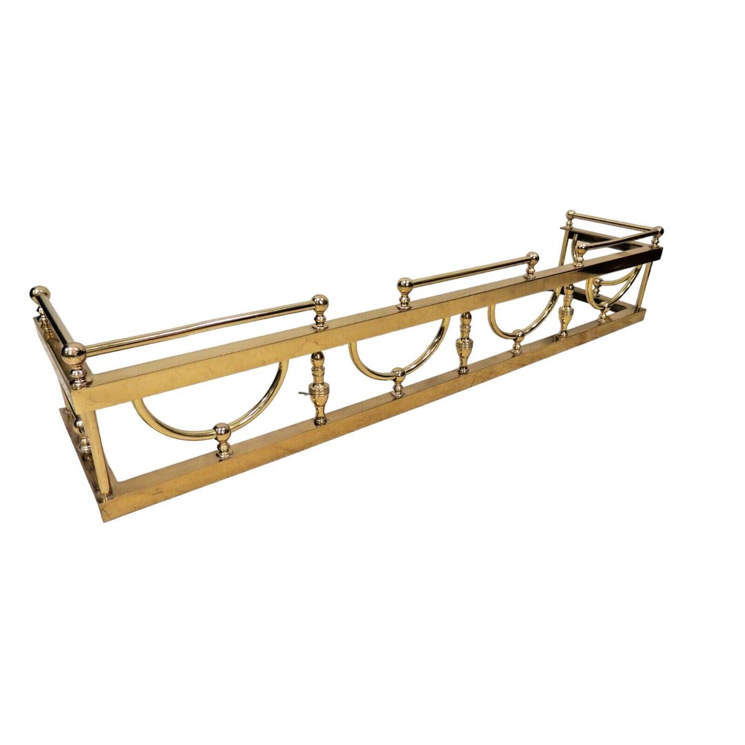 Fireplace Bumper Vintage Brass Fireplace Fender or Fireplace Kerb - Etsy