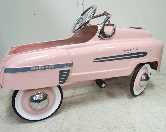 Vintage Mary Kay Pretty in Pink Cadillac Pedal Car - Etsy