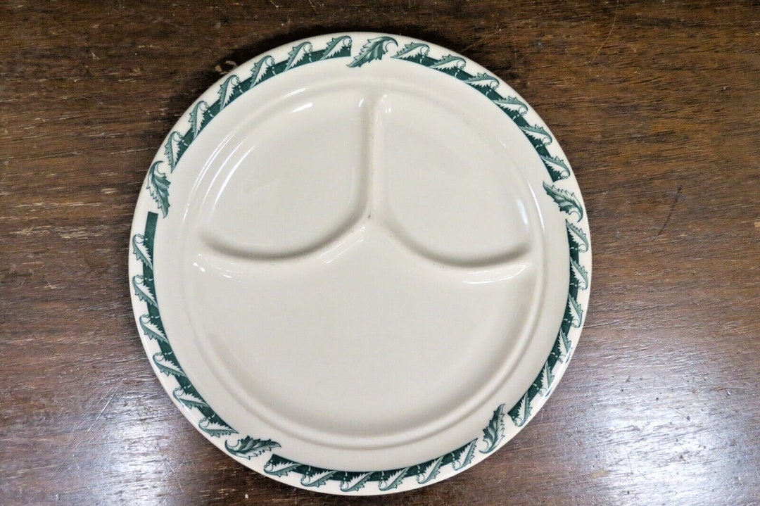 Vintage Mid Century Shenango Restaurant Ware Divided Diner Cafeteria ...