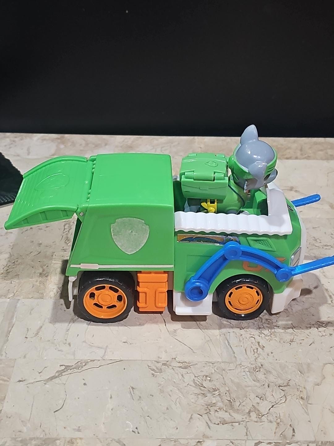 Paw Patrol Rocky All-stars Recycling Truck & Figure HTF Exclusive Toy ...