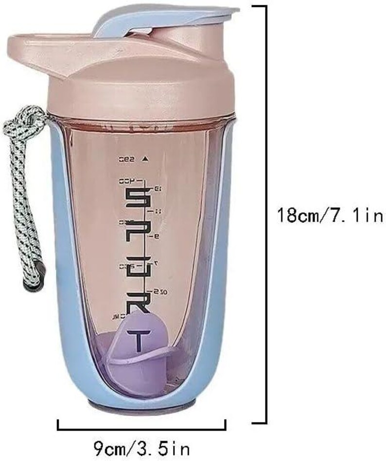 Protein Shakers Gym Bottle Mix for Protein Powder Workout Sport Fitness ...