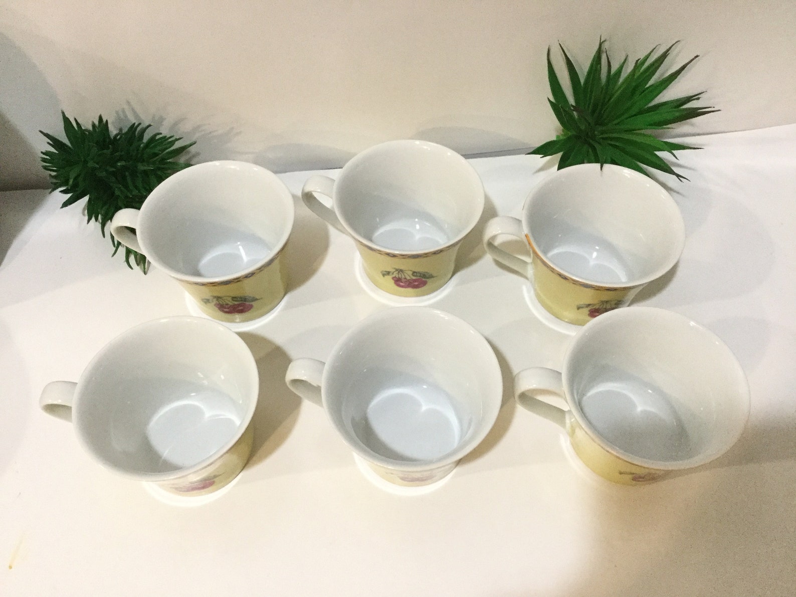 Vintage Royal Heritage Collection Multi-fruit Fine Porcelain 6 Set of ...