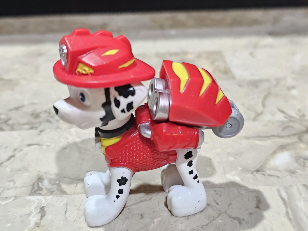 Paw Patrol Dino Rescue Marshall Deluxe Figure Only - Etsy