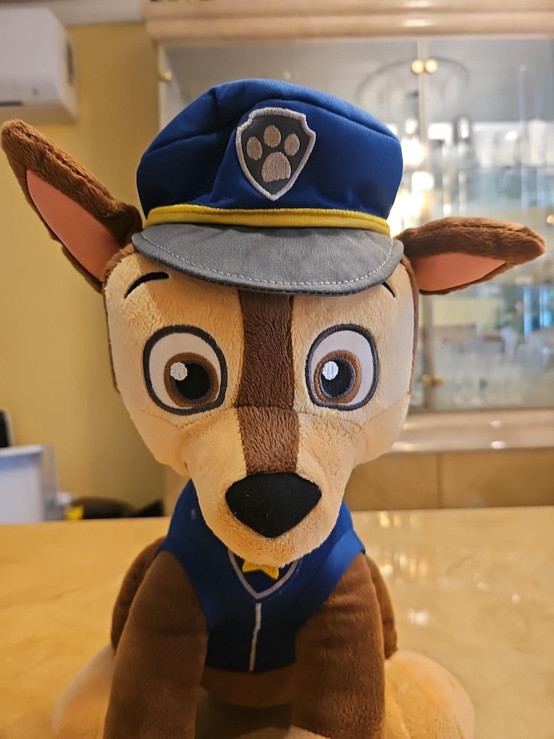 Nickelodeon Paw Patrol Chase the Police Dog Stuffy 15" Tall Plush Toy ...