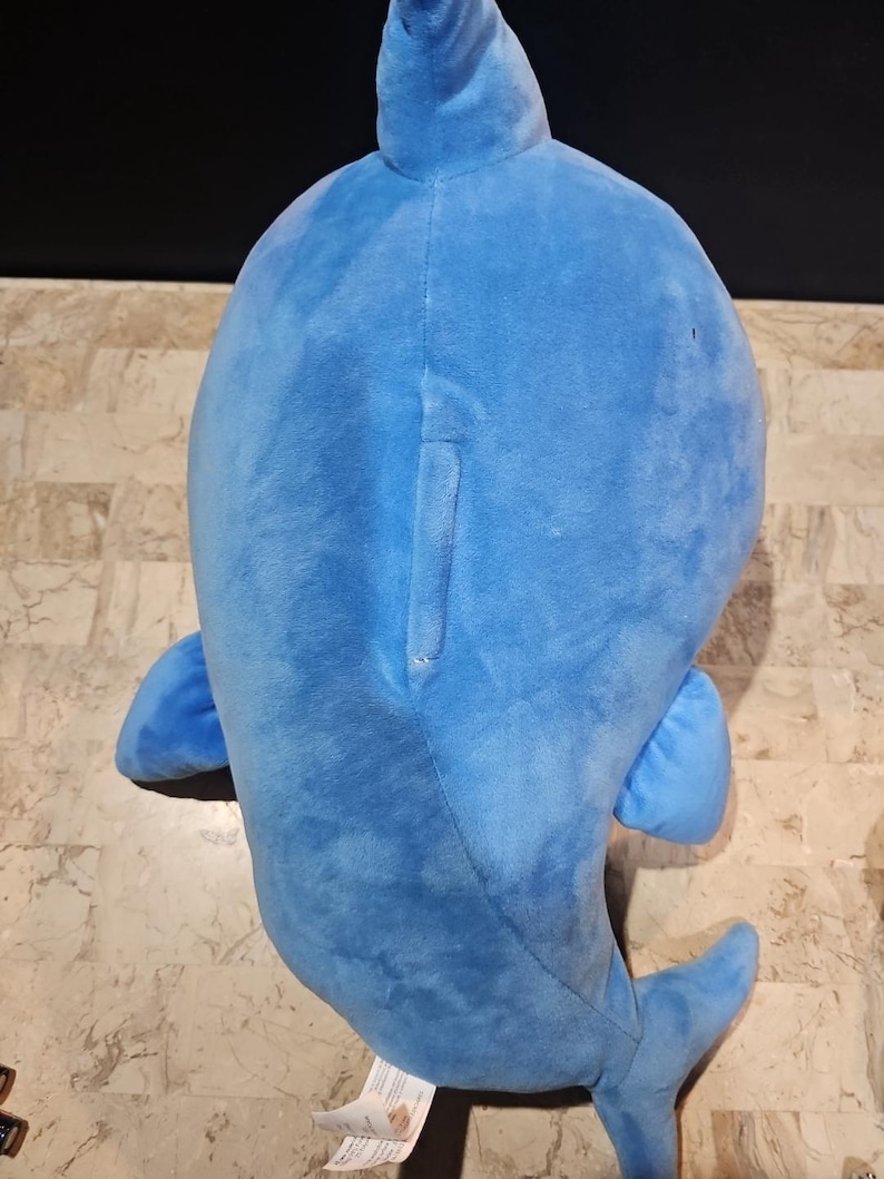 Baby Shark Blue Plush Pinkfong 19 Stuffed Toy With Sound. - Etsy
