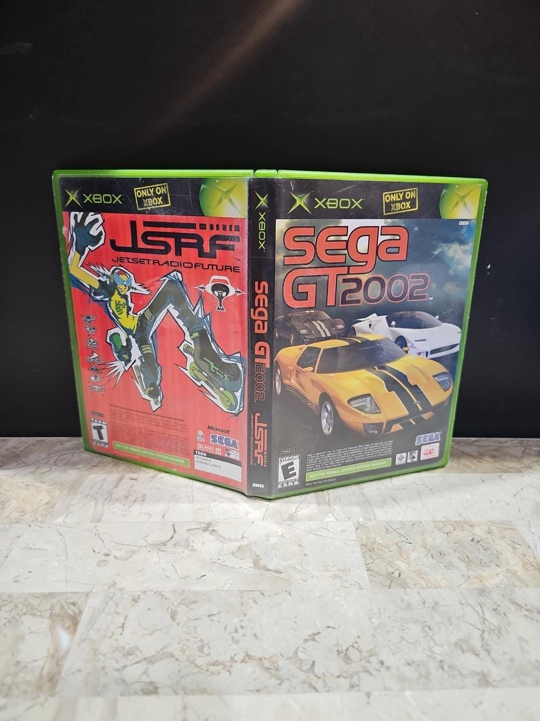 Sega GT 2002 JSRF Jet Set Radio Future Combo (original Xbox) Case ...