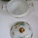 Vintage Hand Painted Japanese Bone China Porcelain Large Sugar - Etsy