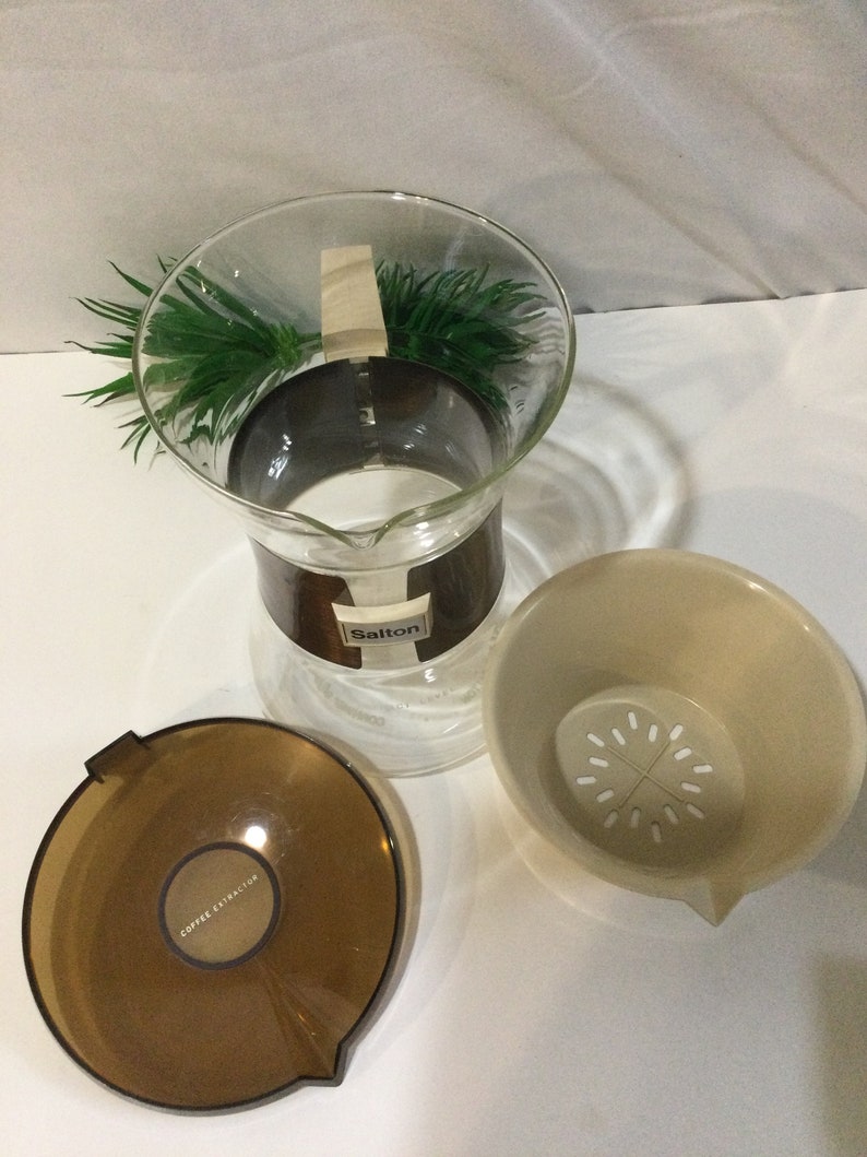Rare Vintage Glass Salton Filter Coffee Extractor up to 10 Cups - Etsy