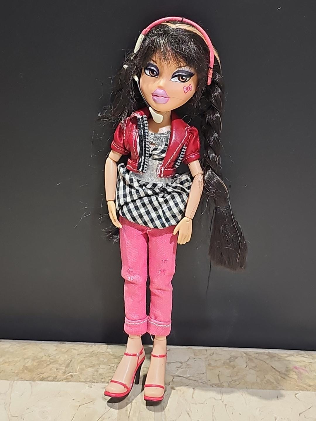 Bratz ROCK JADE Doll Glows in the Dark MGA Kool Kat Rocker 2001 ...