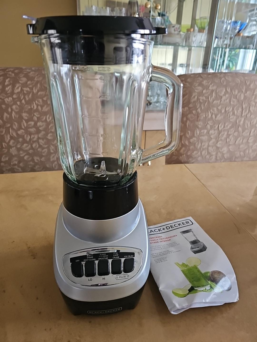 BLACK+DECKER Powercrush Multi-function Blender With 6-cup Glass Jar, 4 ...