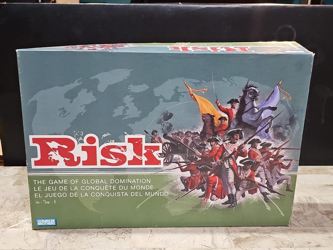 Risk: the Game of Global Domination (complete With Golden Calvary Token ...