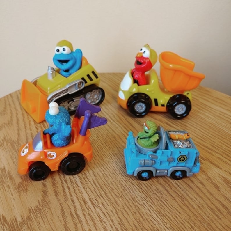 Collectables Classic Sesame Street Vehicles Playset - Etsy