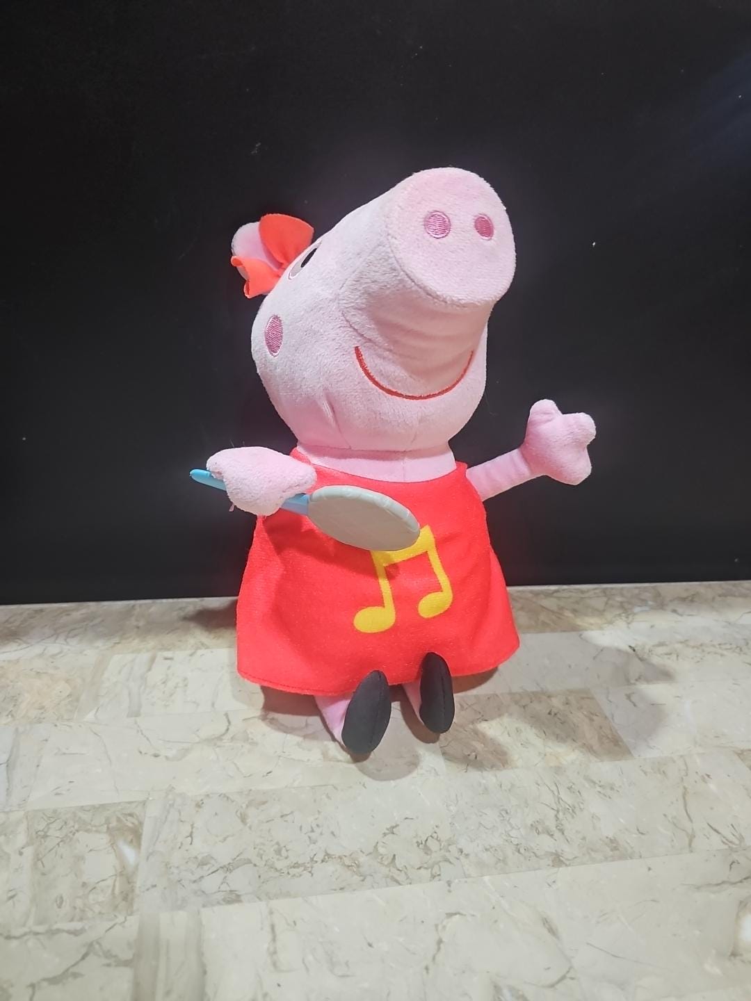 Peppa Pig Oink Along Songs Peppa Singing Plush Stuffed Doll W/ Mic 3 ...