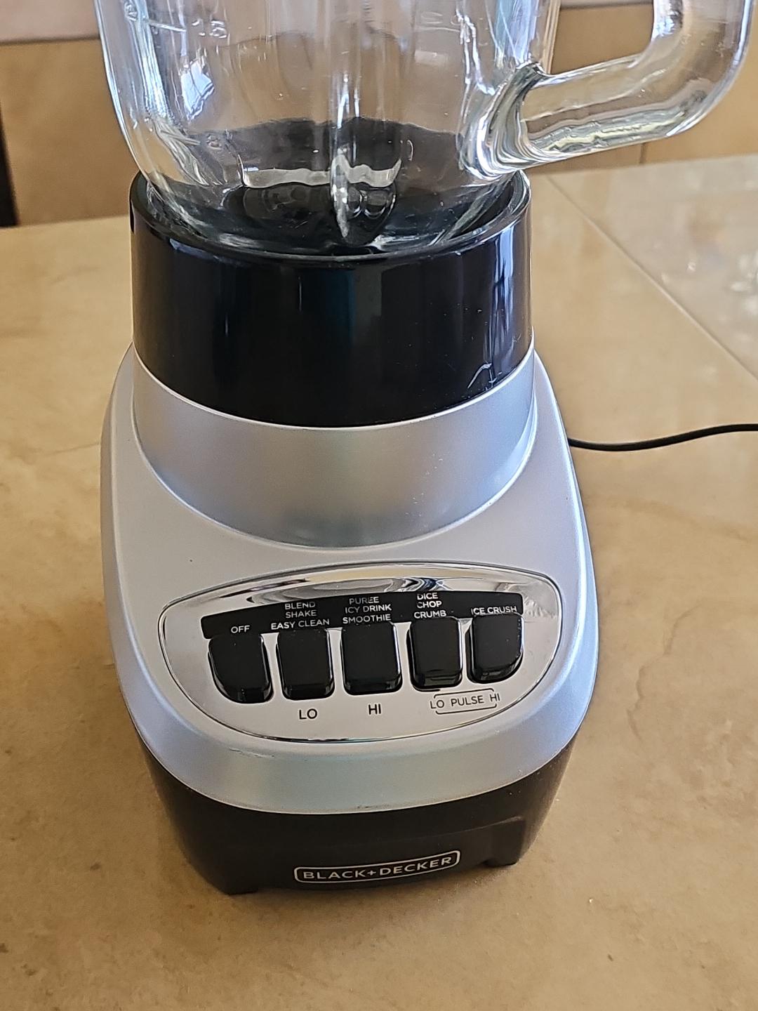 BLACK+DECKER Powercrush Multi-function Blender W/6-cup Glass Jar, 4 ...