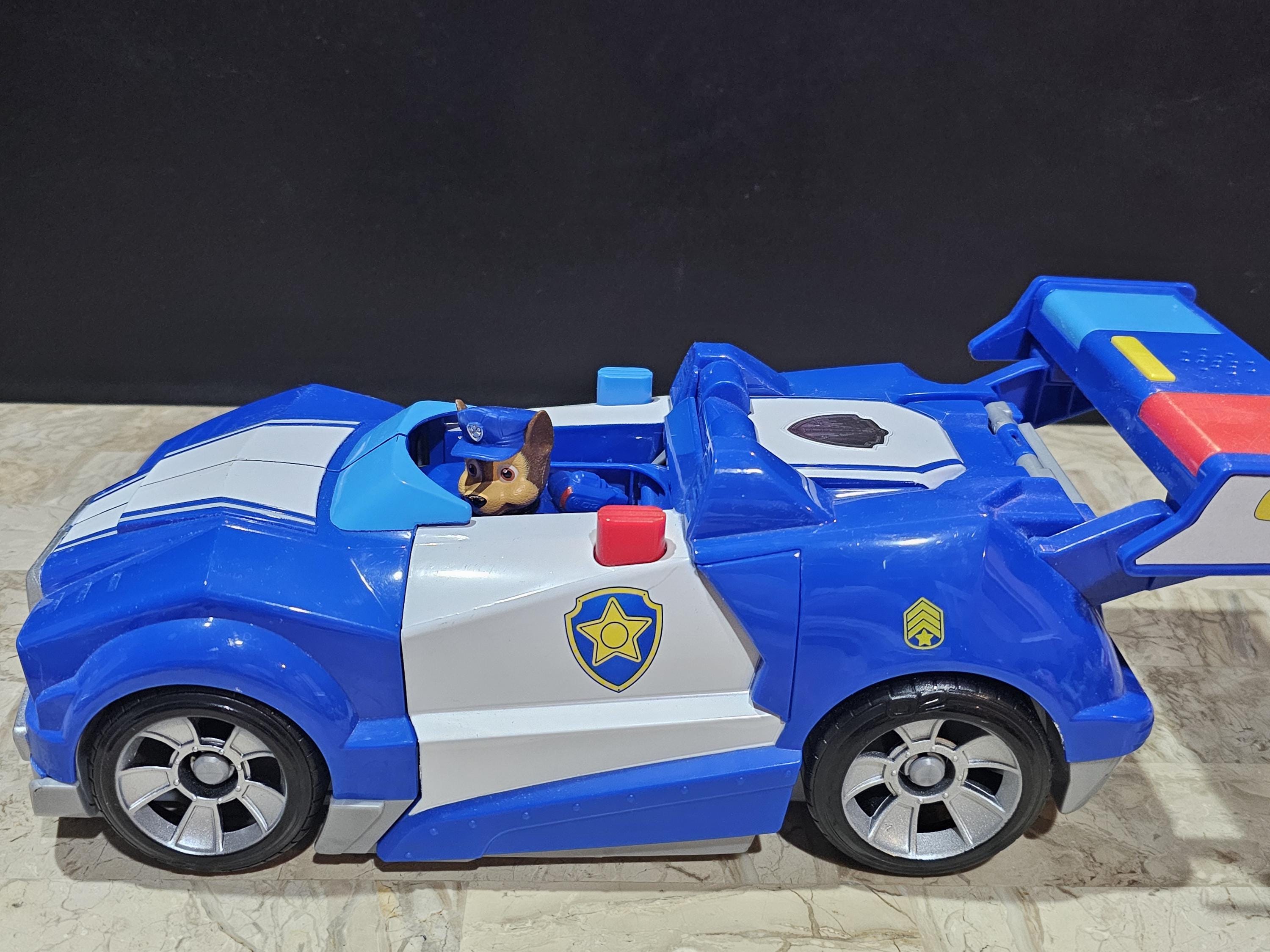 Paw Patrol Chase Deluxe Transforming Vehicle Toy Car With Figure From ...