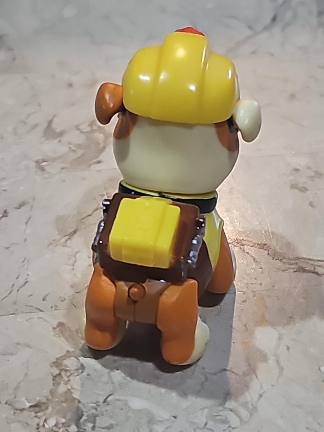 Paw Patrol Rubble Dog Figure Only Rubble’s Dump Truck Light Blue Mask ...