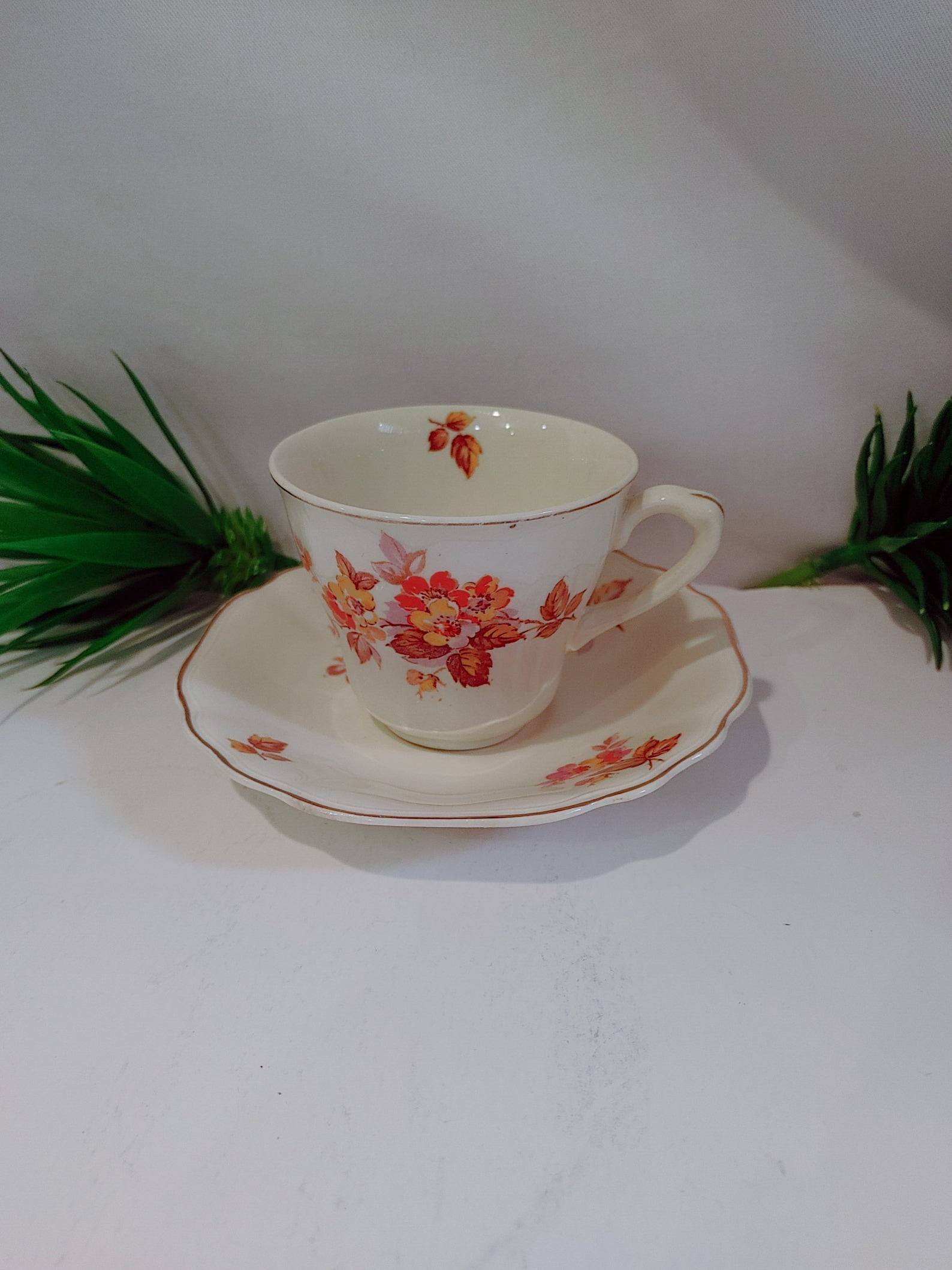 Antique J&G Meakin Sunshine "1912" Cup and Saucer Tea Set. - Etsy