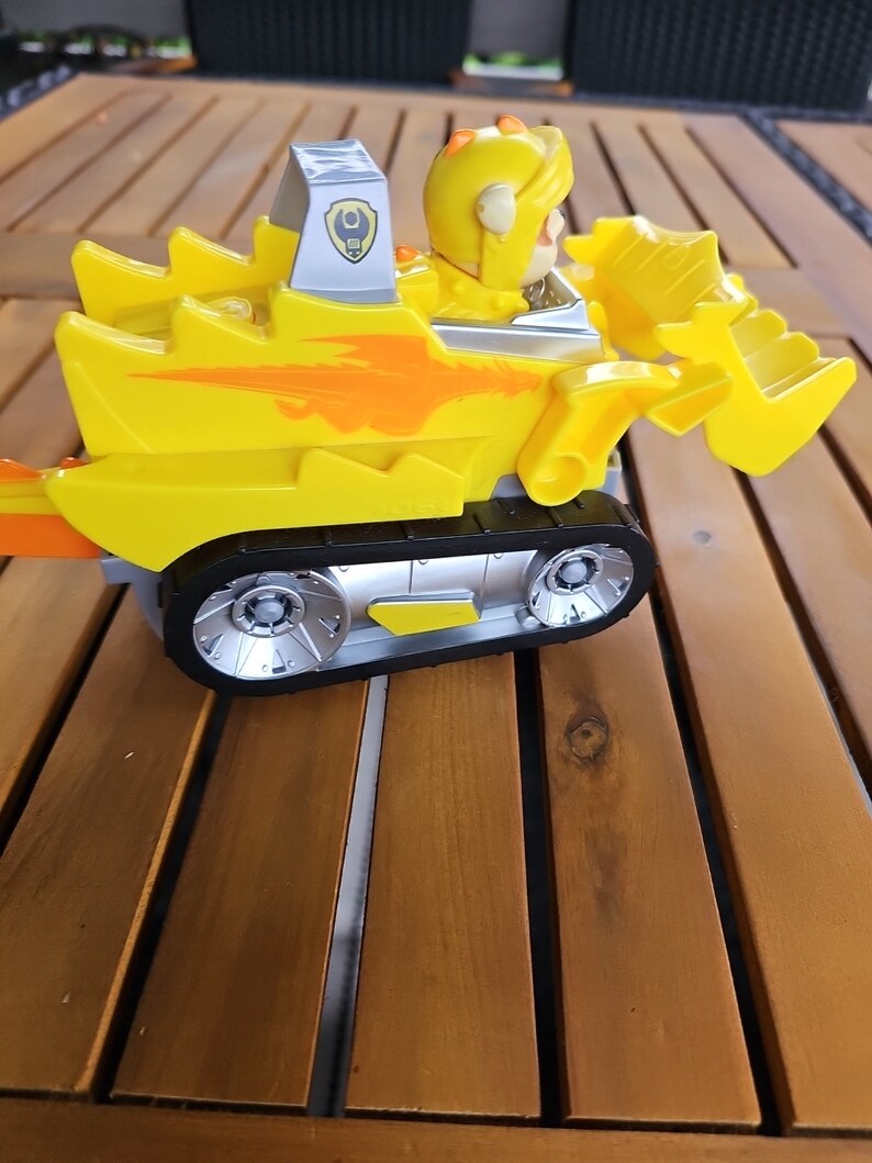 PAW Patrol, Rescue Knights Rubble Transforming Toy Car With Action ...